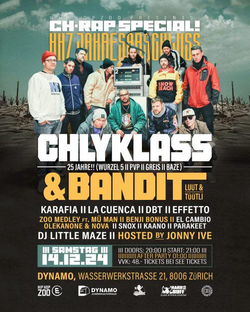 CHLYKLASS & BANDIT live (CH-Rap Special) | Dynamo Zürich